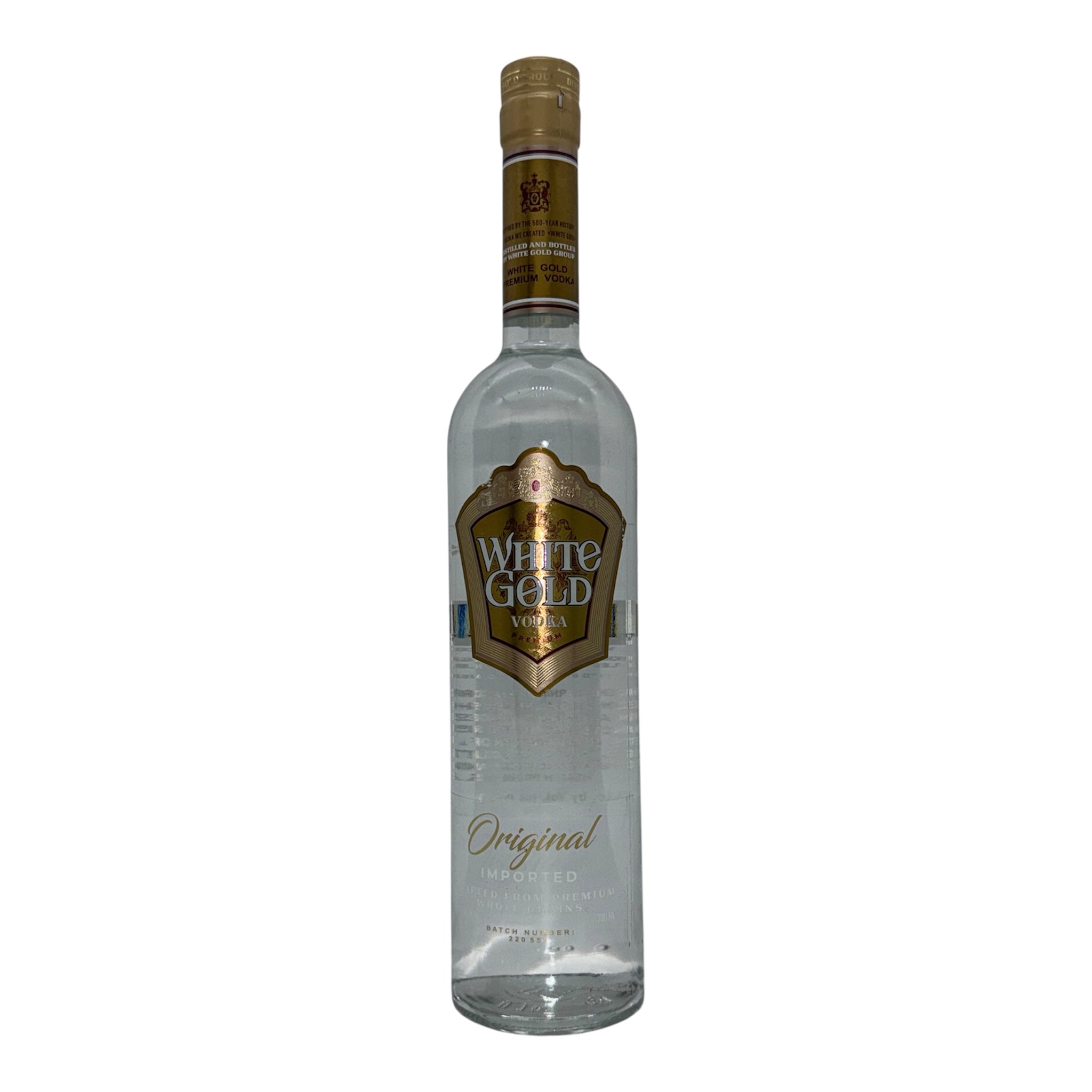 White Gold Original Vodka 700mlx12 – Crystal Lake