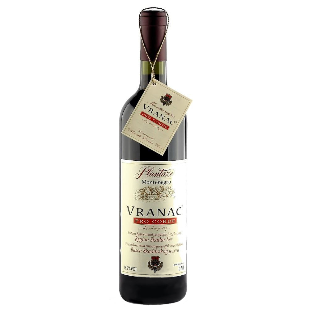 Plantaze Vranac ProCorde Special Reserve Dry Red Wine 750mlx12 ...